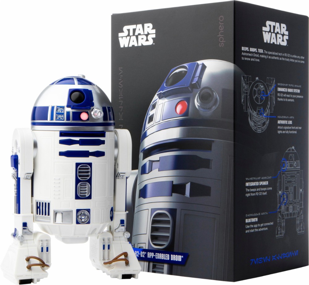 Buy an interactive robot toy droid from Star Wars - Sphero Orbotix R2-D2